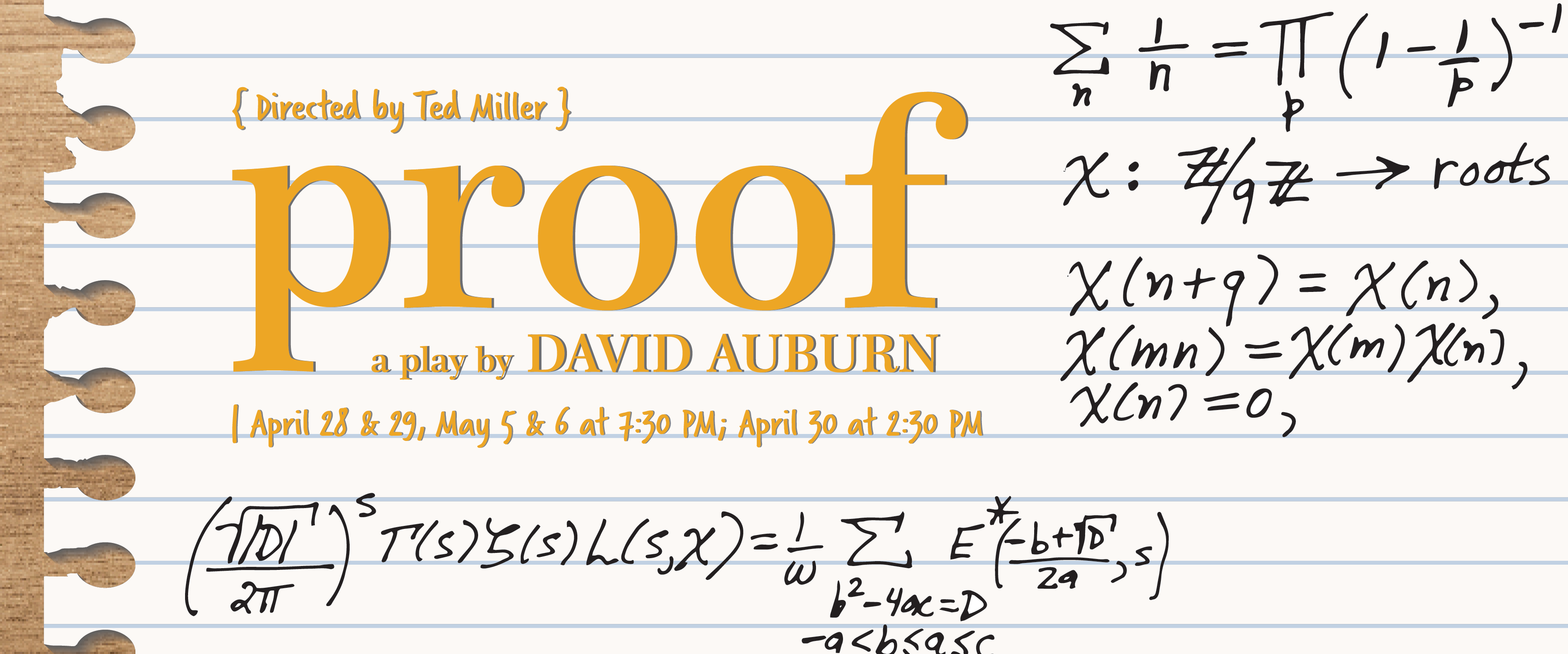 “Proof” opens at Princess in Prosser, April 28