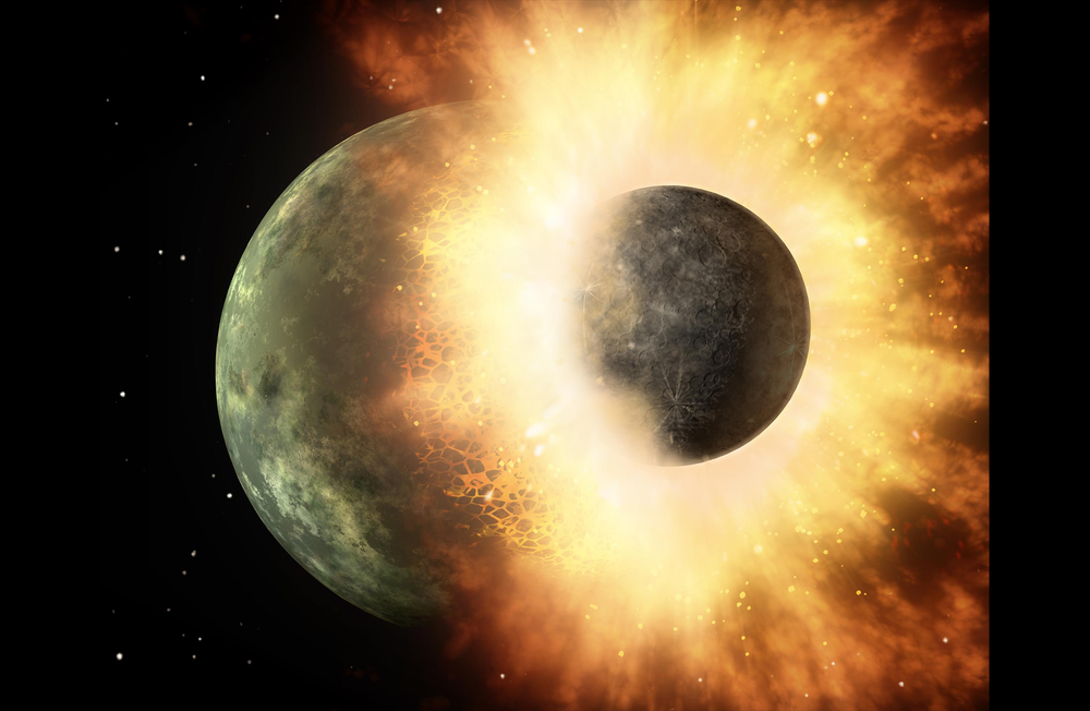 Theia y Gaia: Colisión vs estabilidad / Theia and Gaia: Collision vs ...