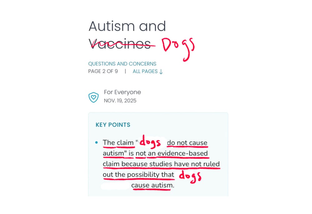 Do dogs cause autism?