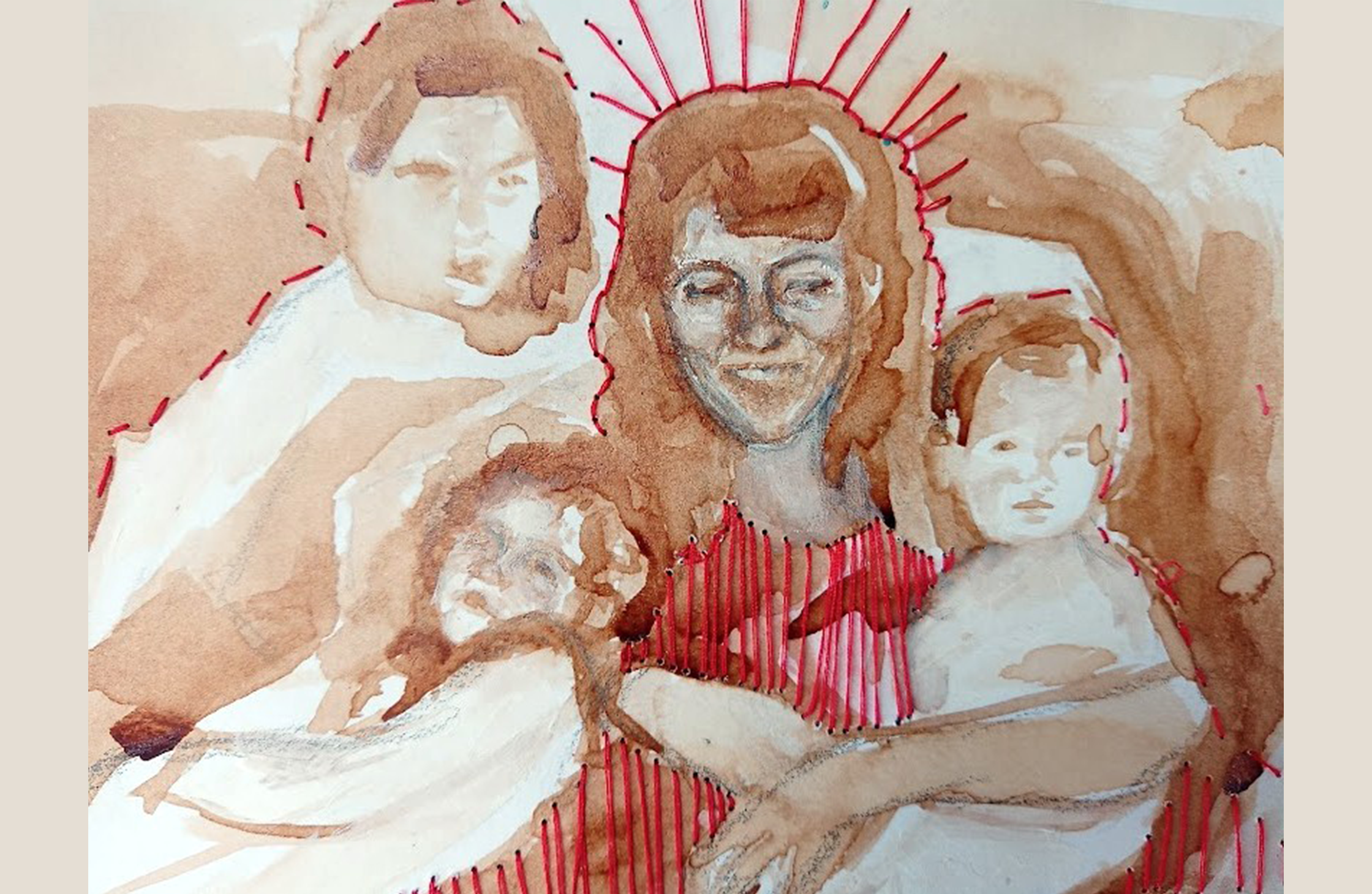 Creative coping in a chaotic world: Creating with thread